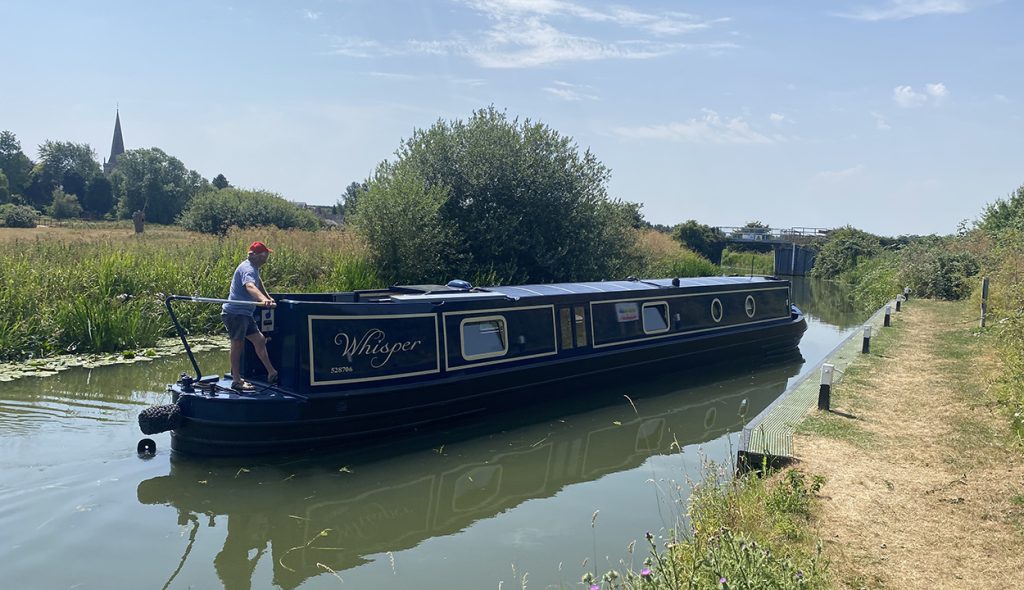 Solar Electric Narrowboat, Quiet motors,