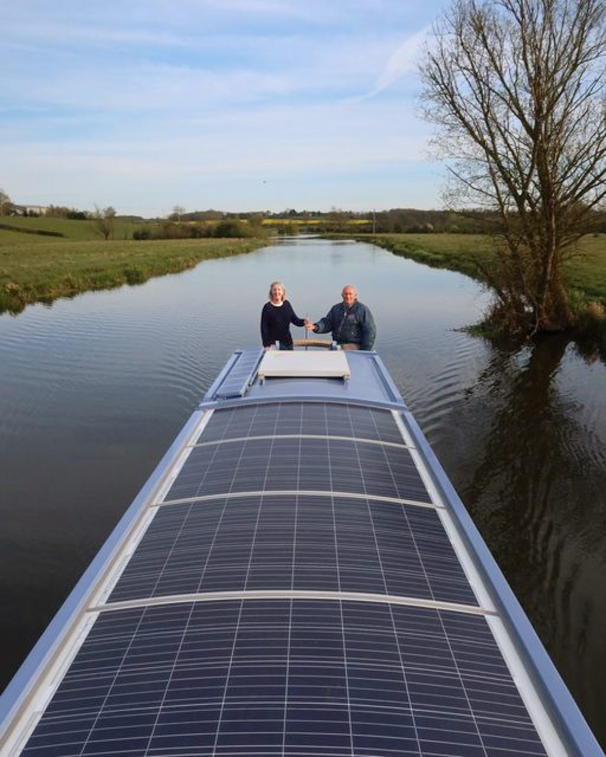Solar Electric Narrowboat Falcon: A Green Choice